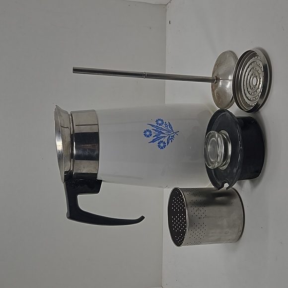 Corningware | Kitchen | Corningware Blue Cornflower 9 Cup Percolator ...